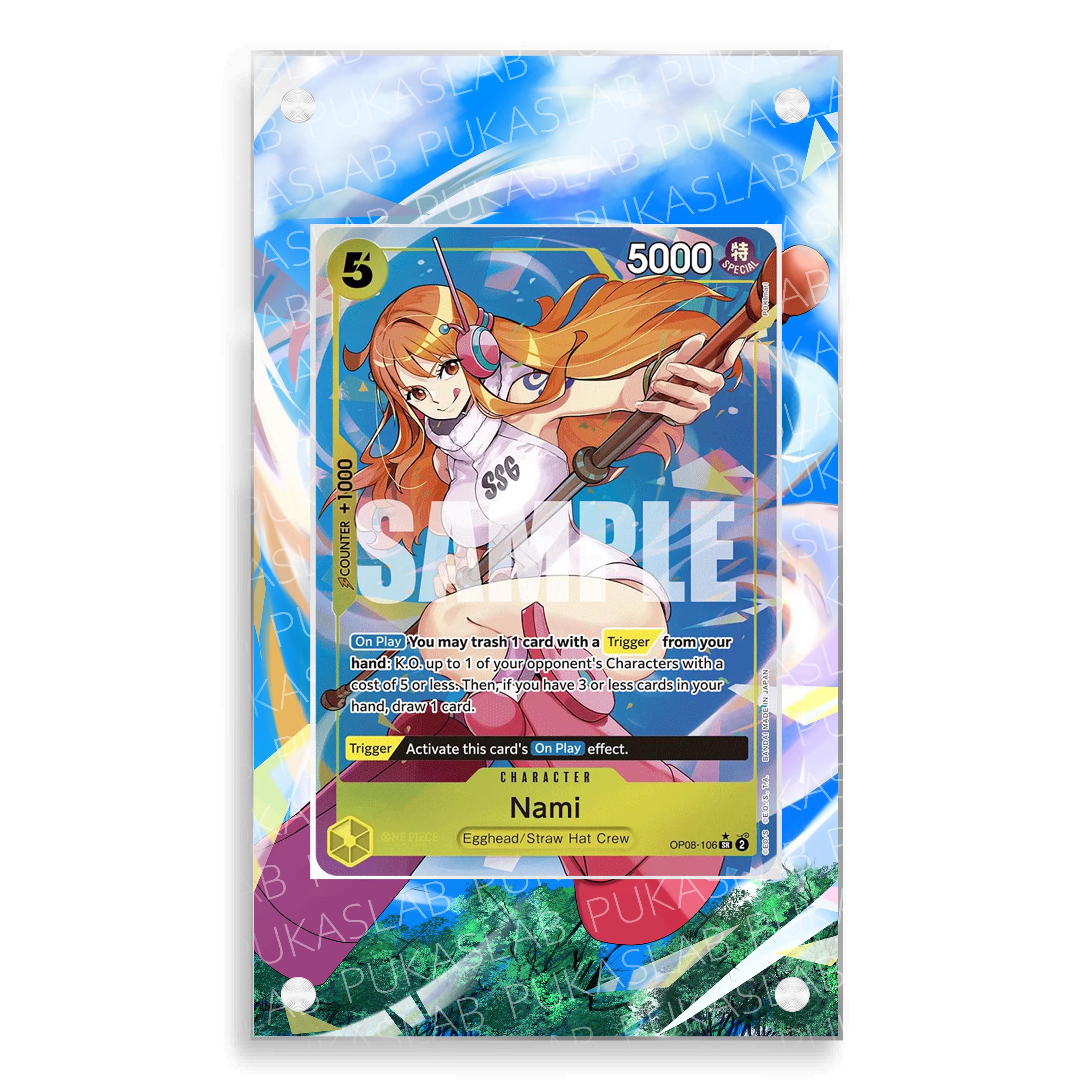 Nami OP08-106 Magnetic Case - One Piece Extended Art Case – PukaSlab