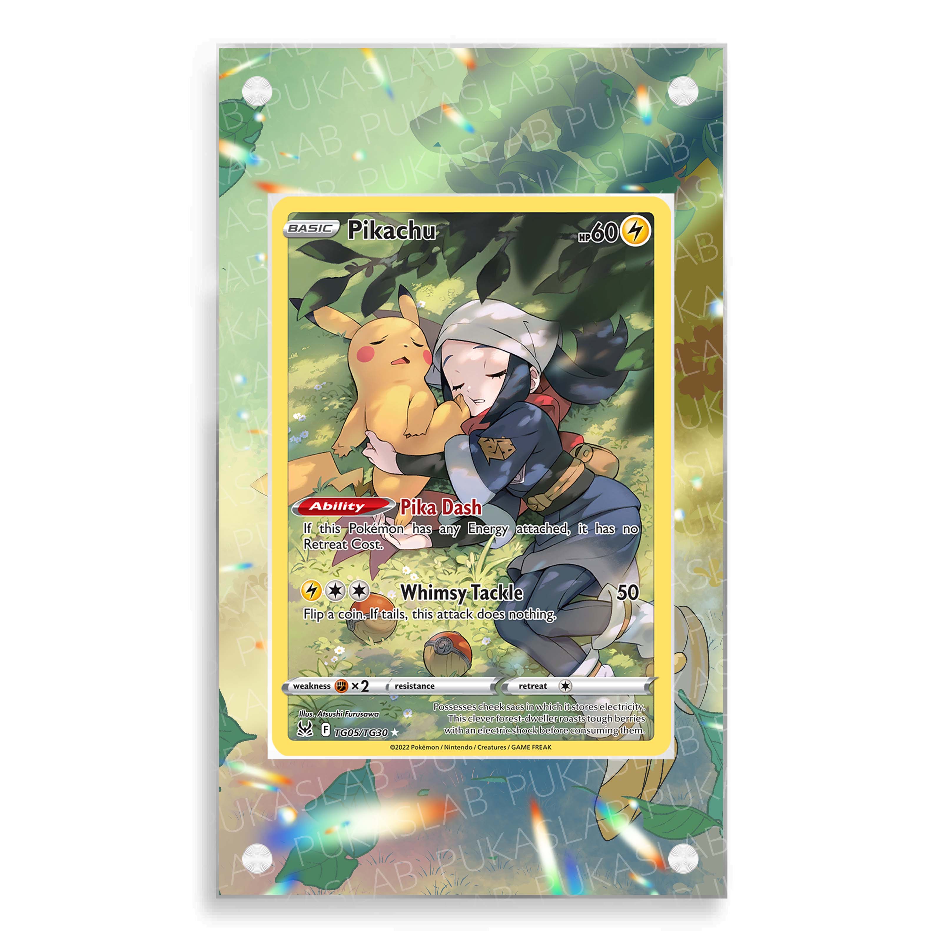 Pikachu TG05/TG30 Magnetic Case - Pokemon Extended Art Case – PukaSlab
