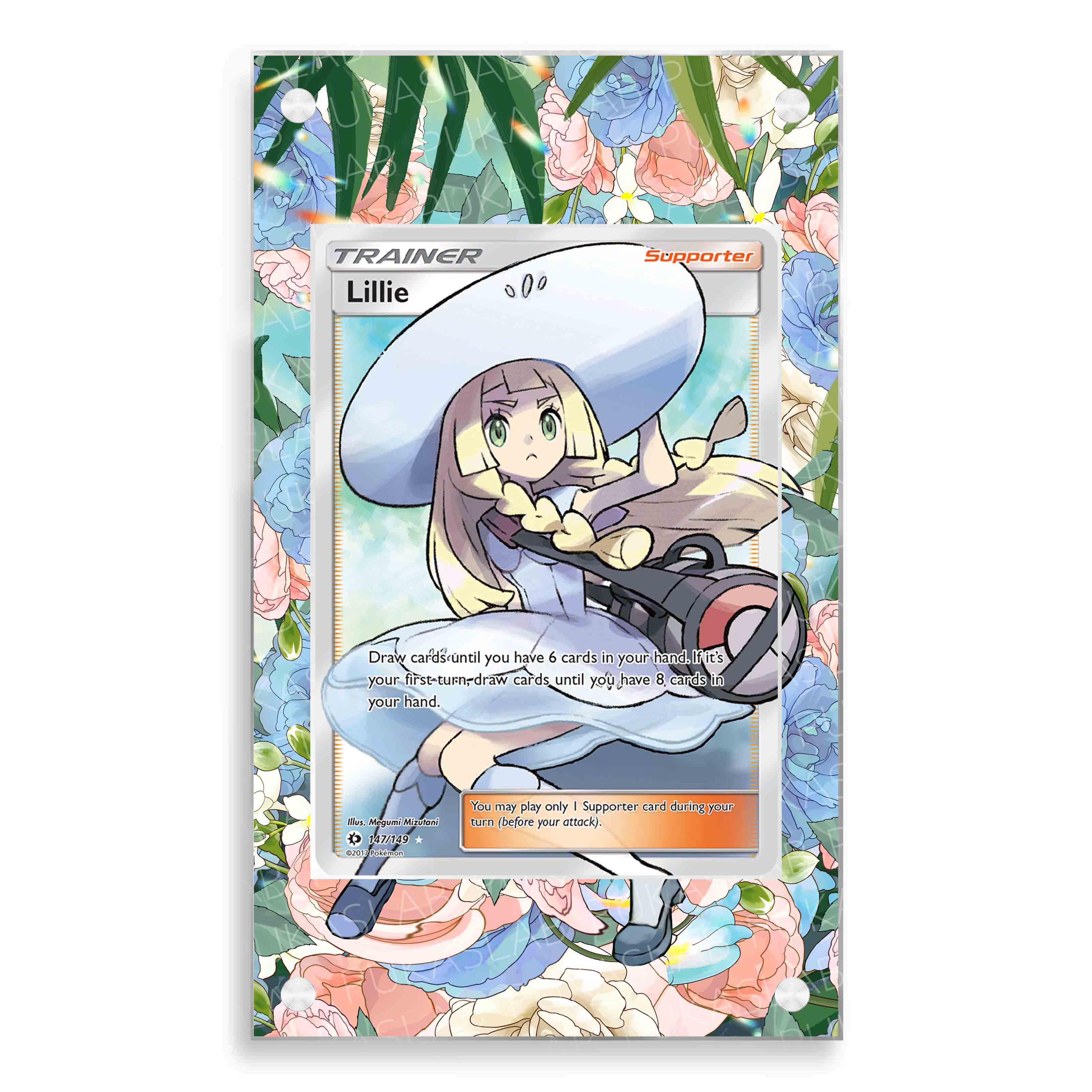 Lillie Trainer 147/149 Magnetic Case - Pokemon Extended Art Case – PukaSlab