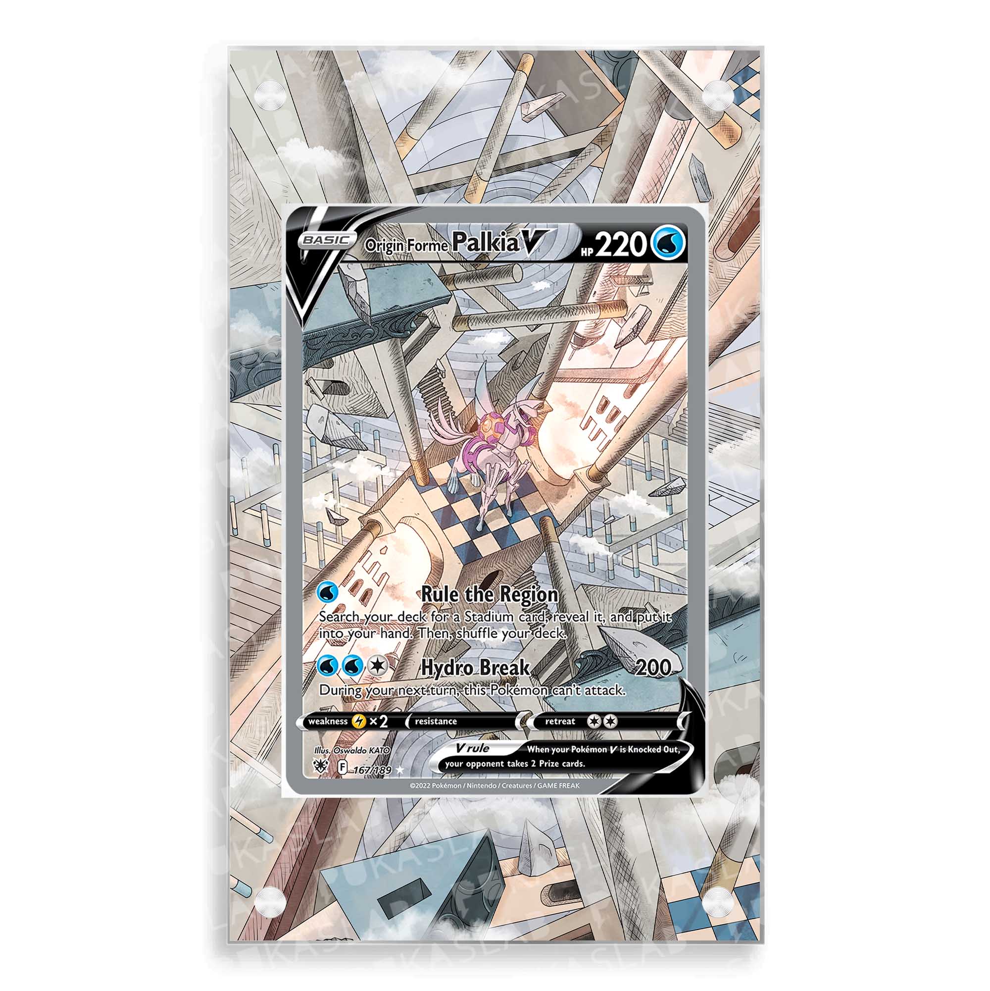 Origin Forme Palkia V 167/189 Magnetic Case - Pokemon Extended Art Cas ...