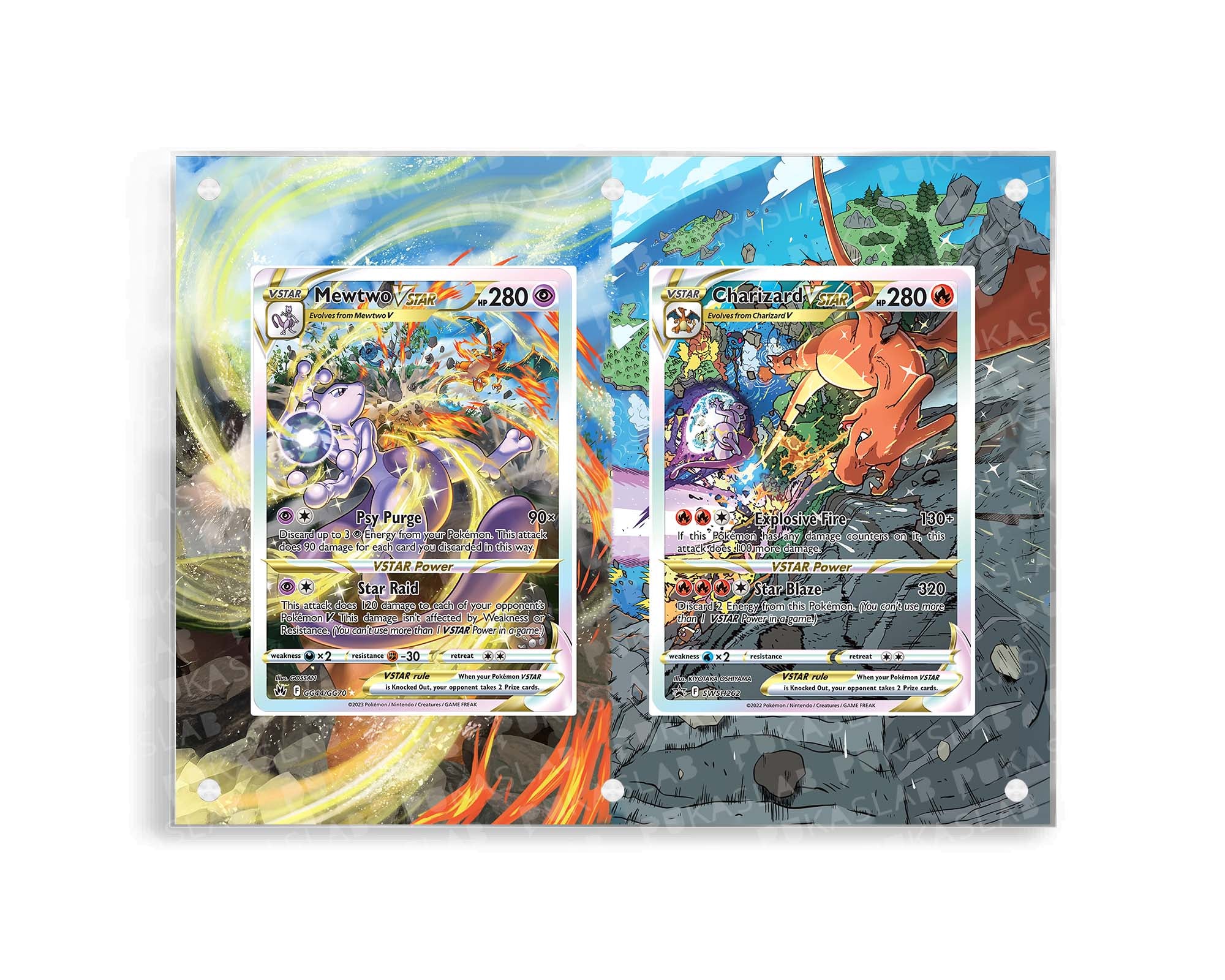 Mewtwo vs Charizard Double Extended Case – PukaSlab